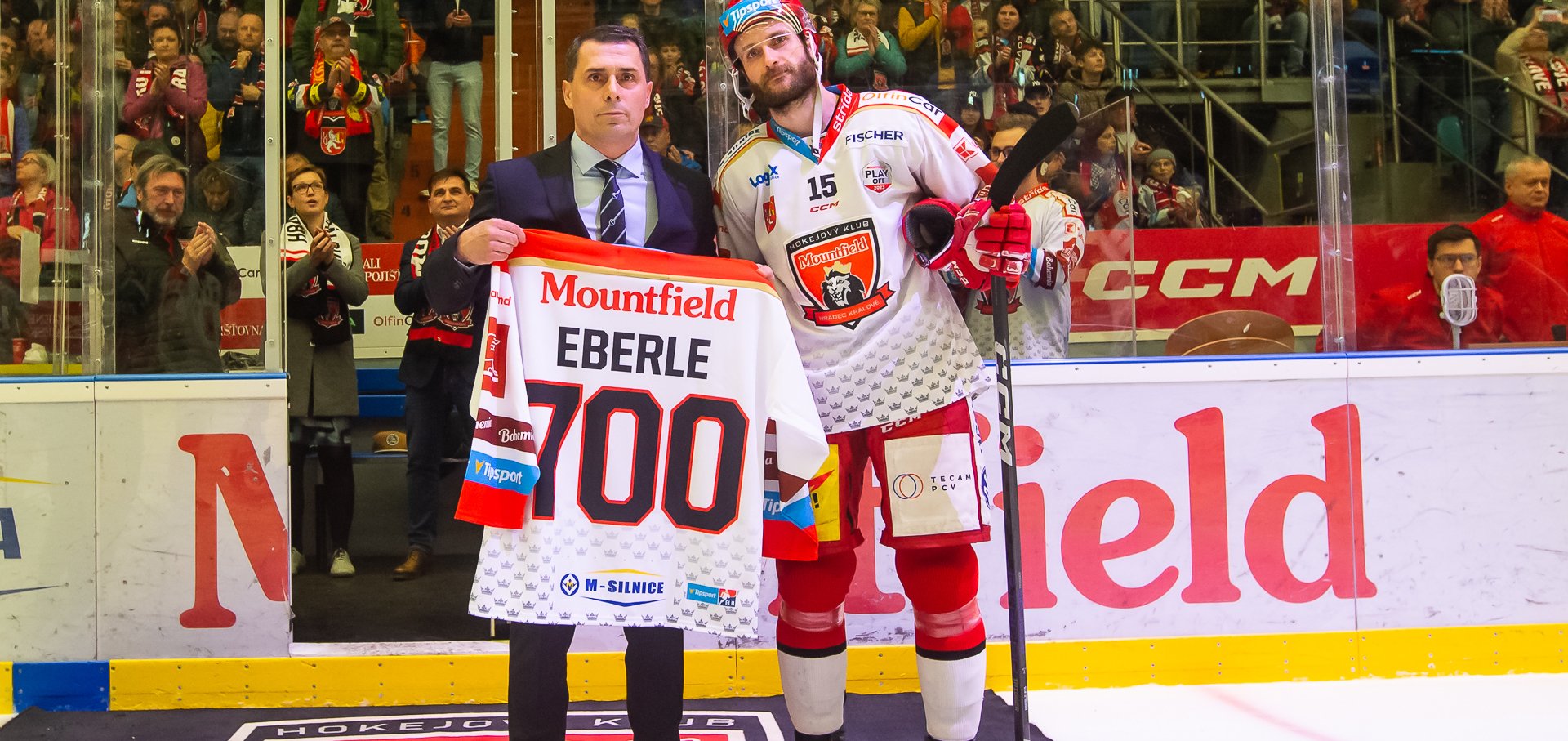 700 zápasů? Dlouhá doba, usmívá se jubilant Jan Eberle | Mountfield HK